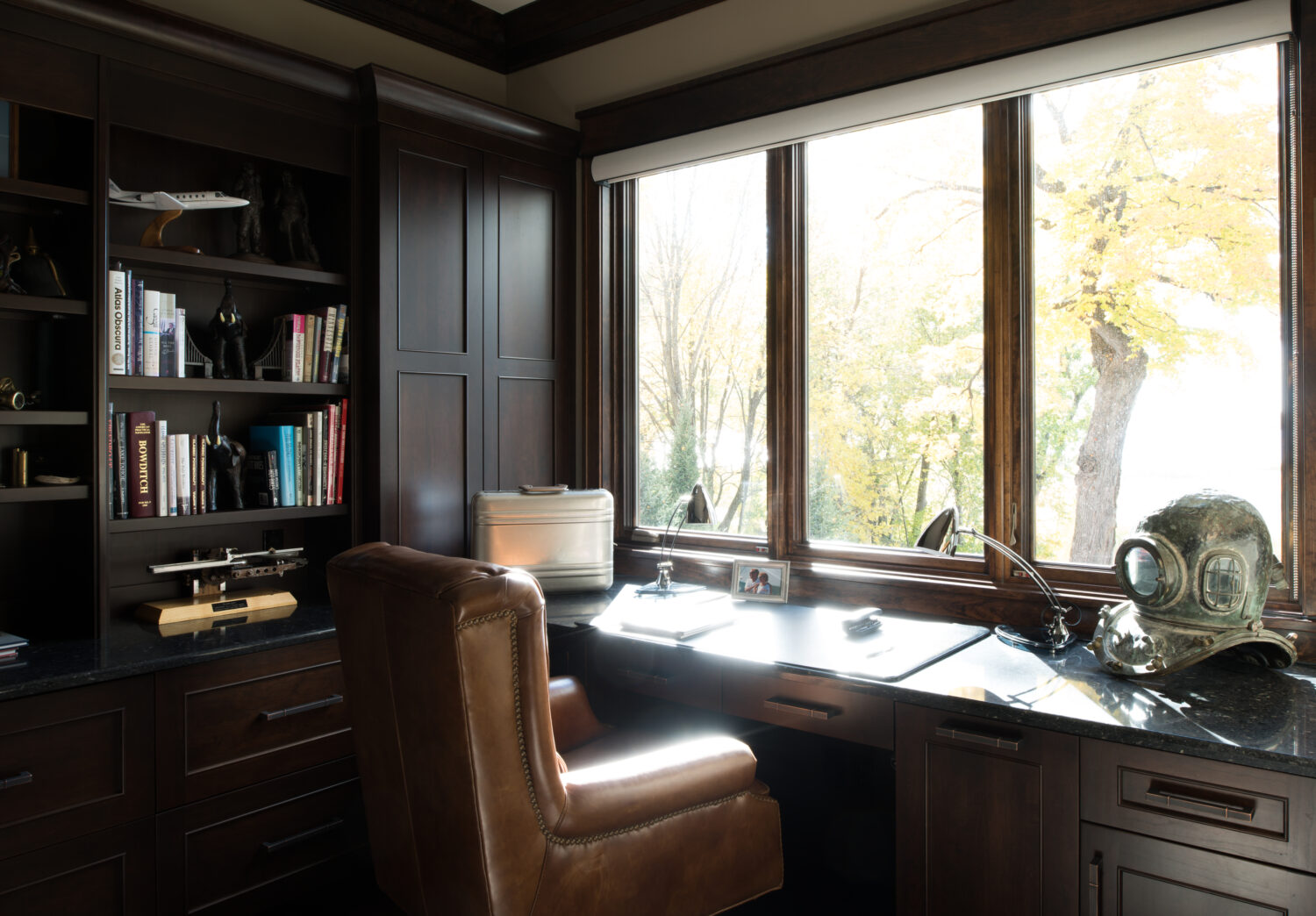 Enjoy the View From Your Own Charming Home Office - Dura Supreme Cabinetry