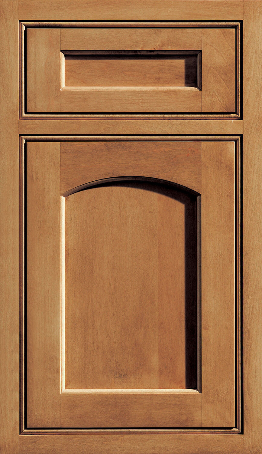 The Arched Hampton Panel Inset Cabinet Door Style by Dura Supreme Cabinetry