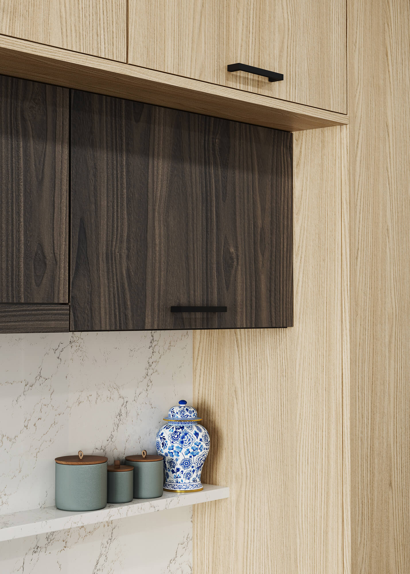 State-of-the-art Industrial Kitchen with Sculpted TFL Cabinets - Dura ...
