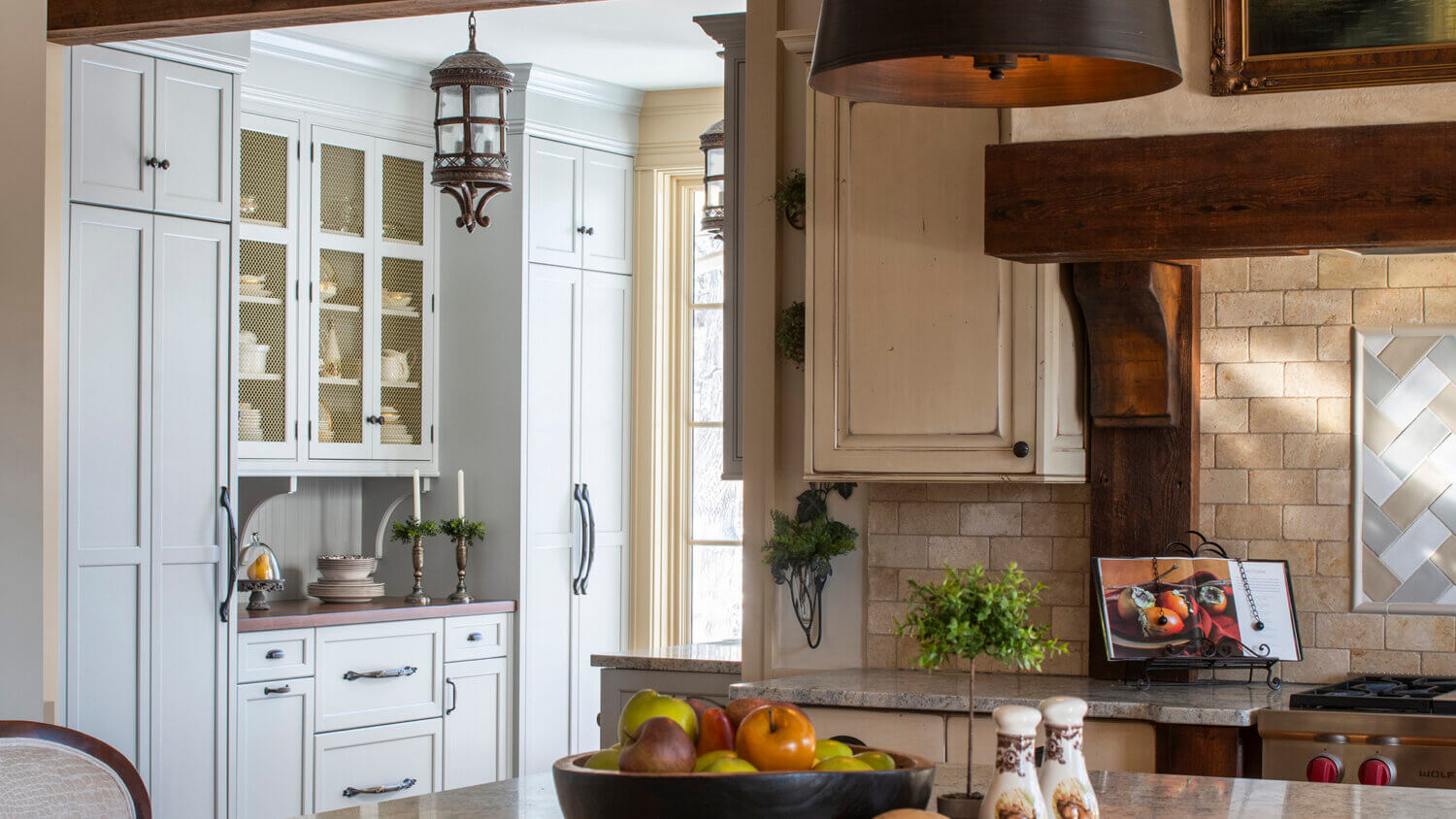 A New Old English Pantry with Holiday Spirit - Dura Supreme Cabinetry