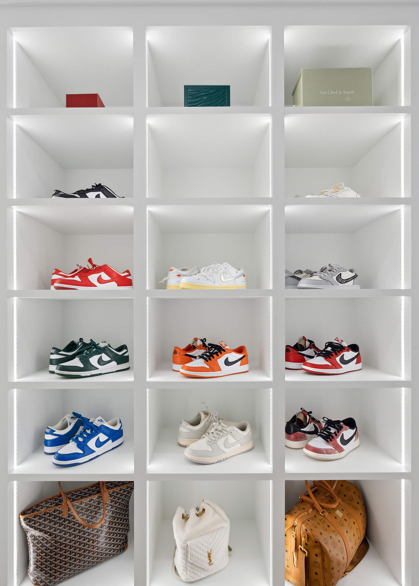 A Glamourous All-White Walk-In Closet - Dura Supreme Cabinetry