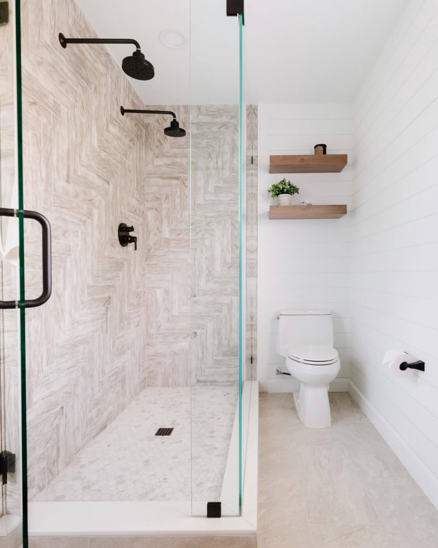 A Master Bath with Farmhouse Elegance - Dura Supreme Cabinetry