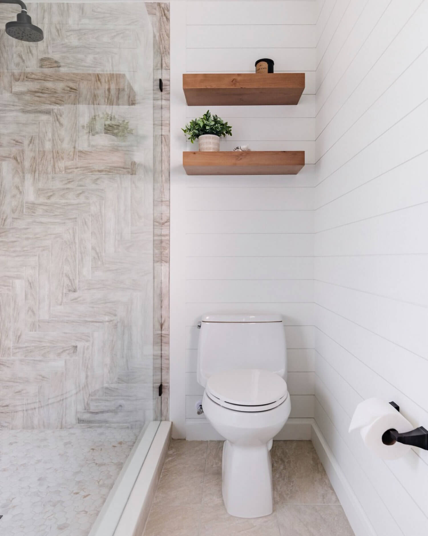 A Master Bath with Farmhouse Elegance - Dura Supreme Cabinetry